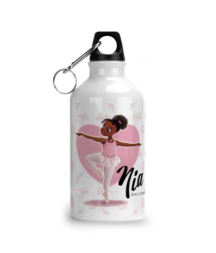Nia Ballerina | Sports Drink Bottle | Drinks Bottle for Black Girls
